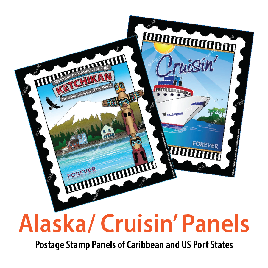 Alaska Cruisin' – Zebra Patterns