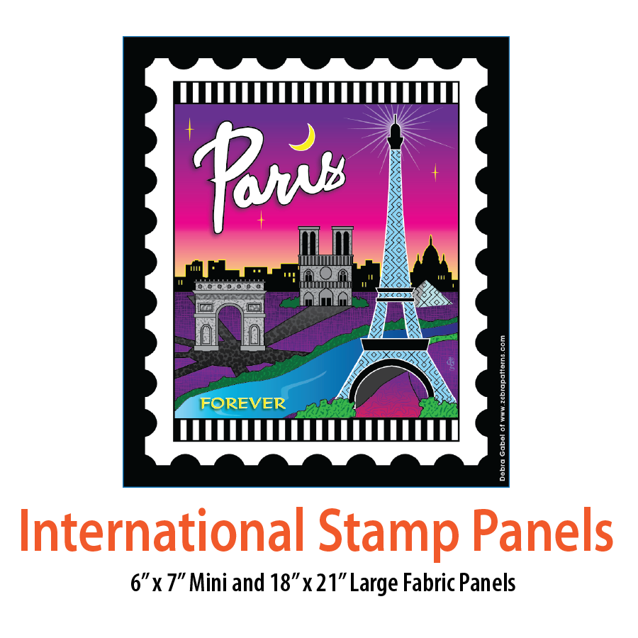 All Mini Stamps & Stamp Panels – Zebra Patterns