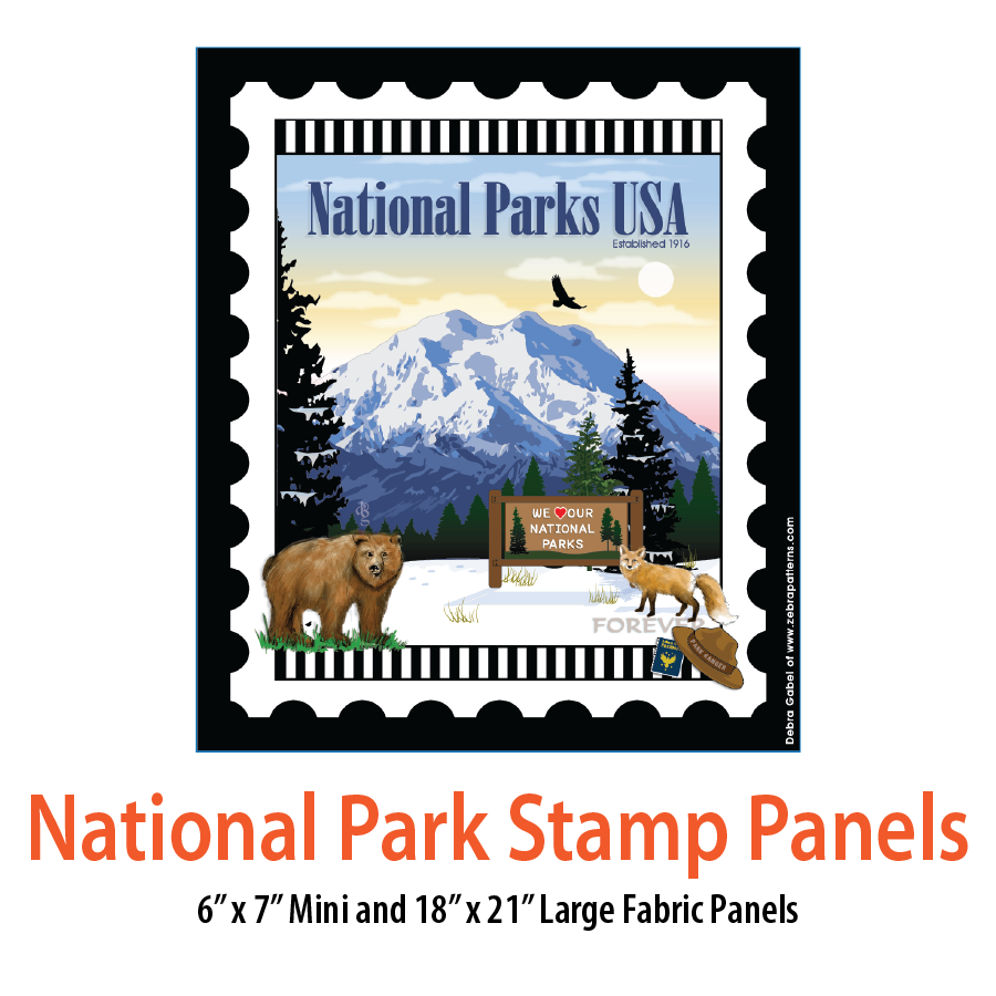 All Mini Stamps & Stamp Panels – Zebra Patterns