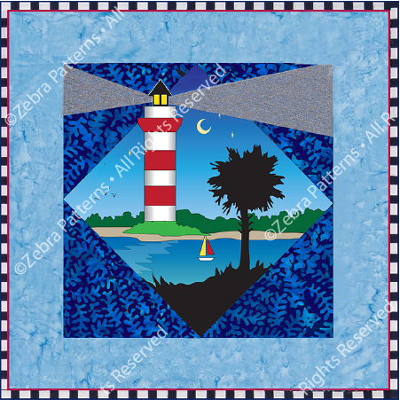 Harbor Town South Carolina Applique – Zebra Patterns
