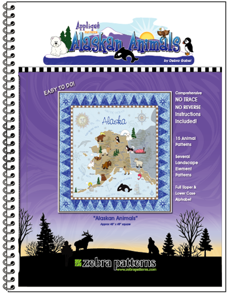 Applique Alaskan Animals – Zebra Patterns
